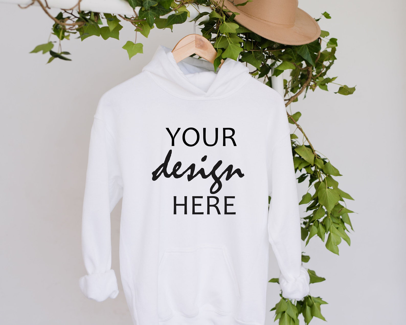 White Hoodie Mockup Gildan 18500 Mockup Gildan White Hoodie Mockup