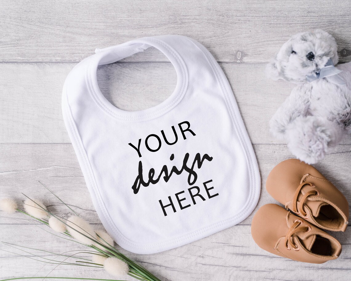 21 Baby Bib Mockups Bib Mock up Baby Mockup Gender Neutral - Etsy