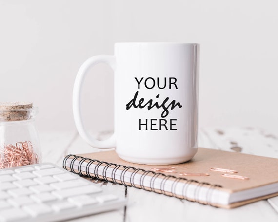 15oz Mug Mockup Coffee Cup Mock Up Mock Up Photograph Styled Etsy
