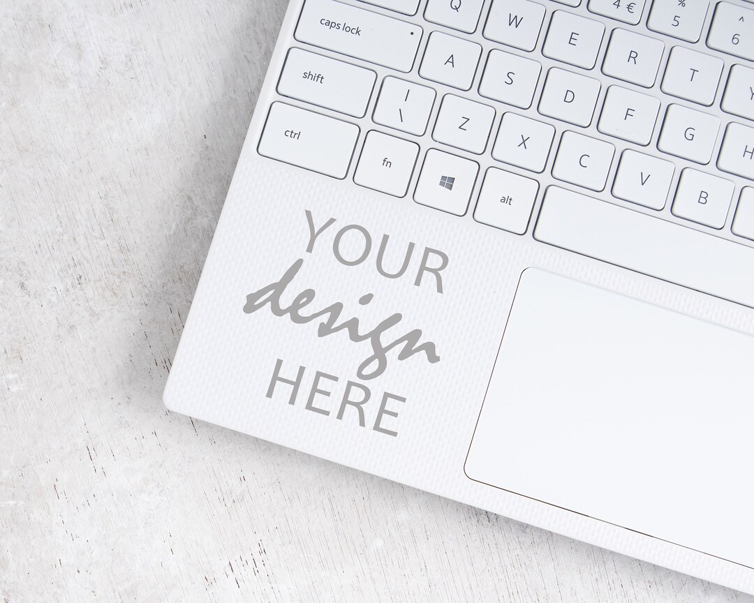 Laptop Decal Mockup Laptop Sticker Mock up Stock Photo Rustic Mockup ...