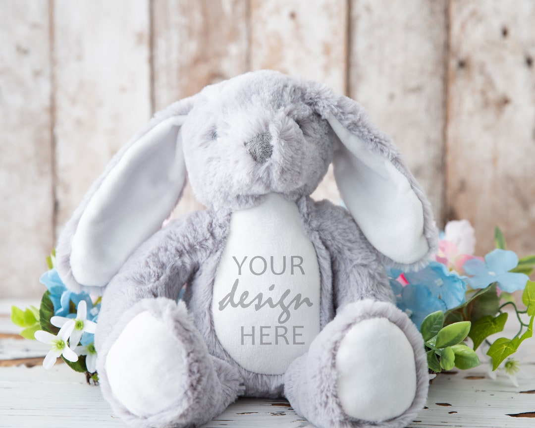 Exclusive Use* Newborn Mumbles Mockup Printme Bunny Plush Mockup Baby's ...