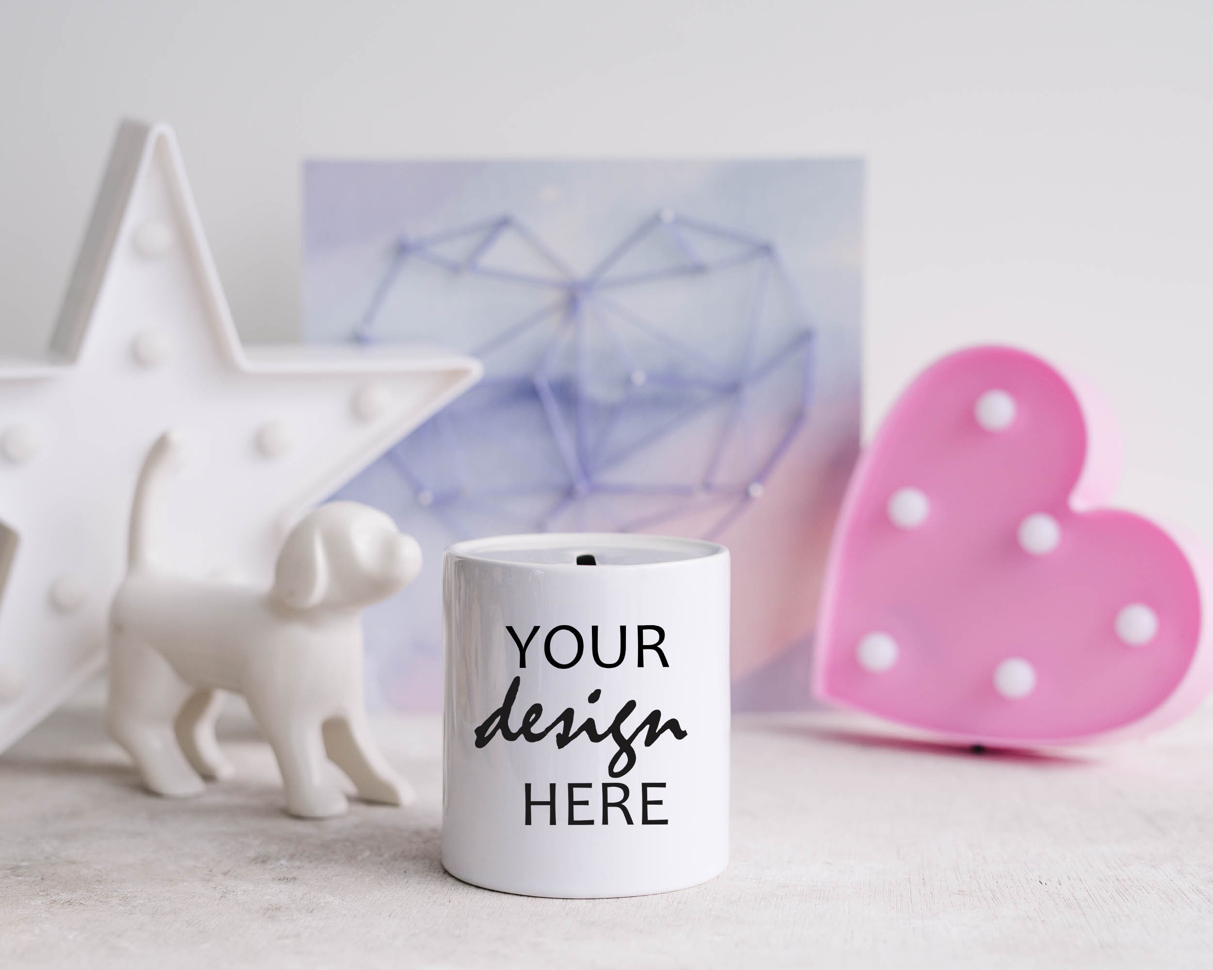 Money Box Mockup Piggy Bank Mock up Styled Stock Photography - Etsy UK