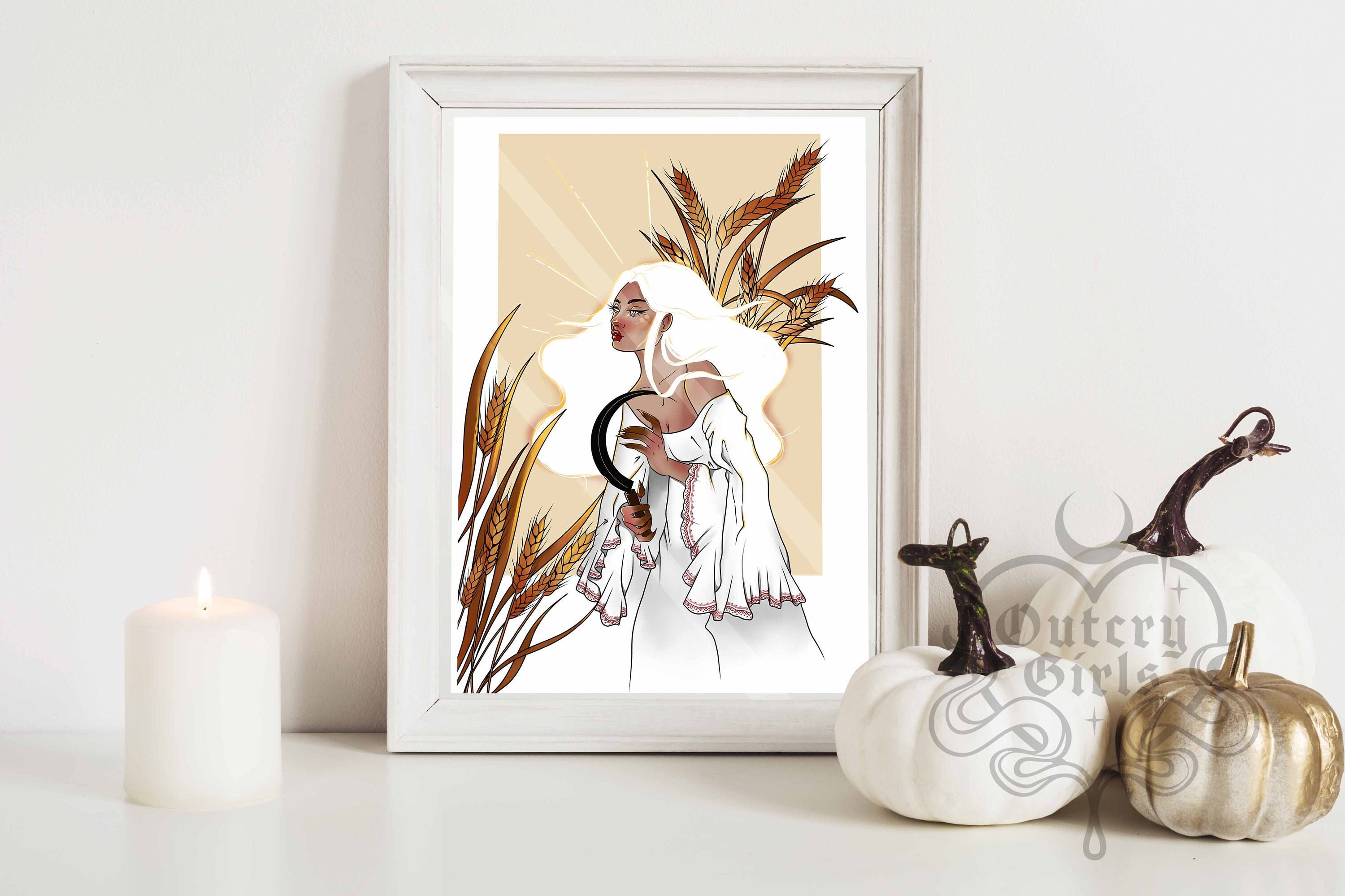 Poludnica Lady Midday Art Print // Slavic Folklore Art | Etsy