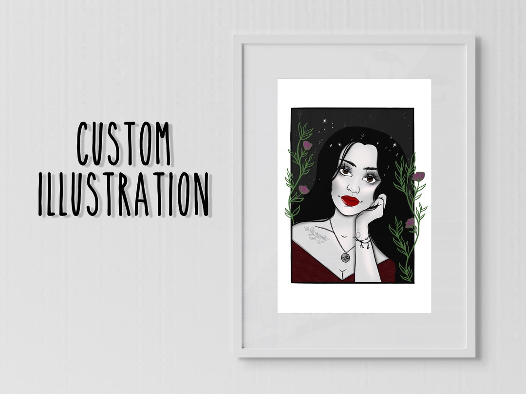 Custom Illustration Custom Art Portraits Personalised - Etsy