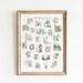Nursery Alphabet- Spring Alphabet- Flower Alphabet- Alphabet Poster ...