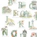 Nursery Alphabet- Spring Alphabet- Flower Alphabet- Alphabet Poster ...