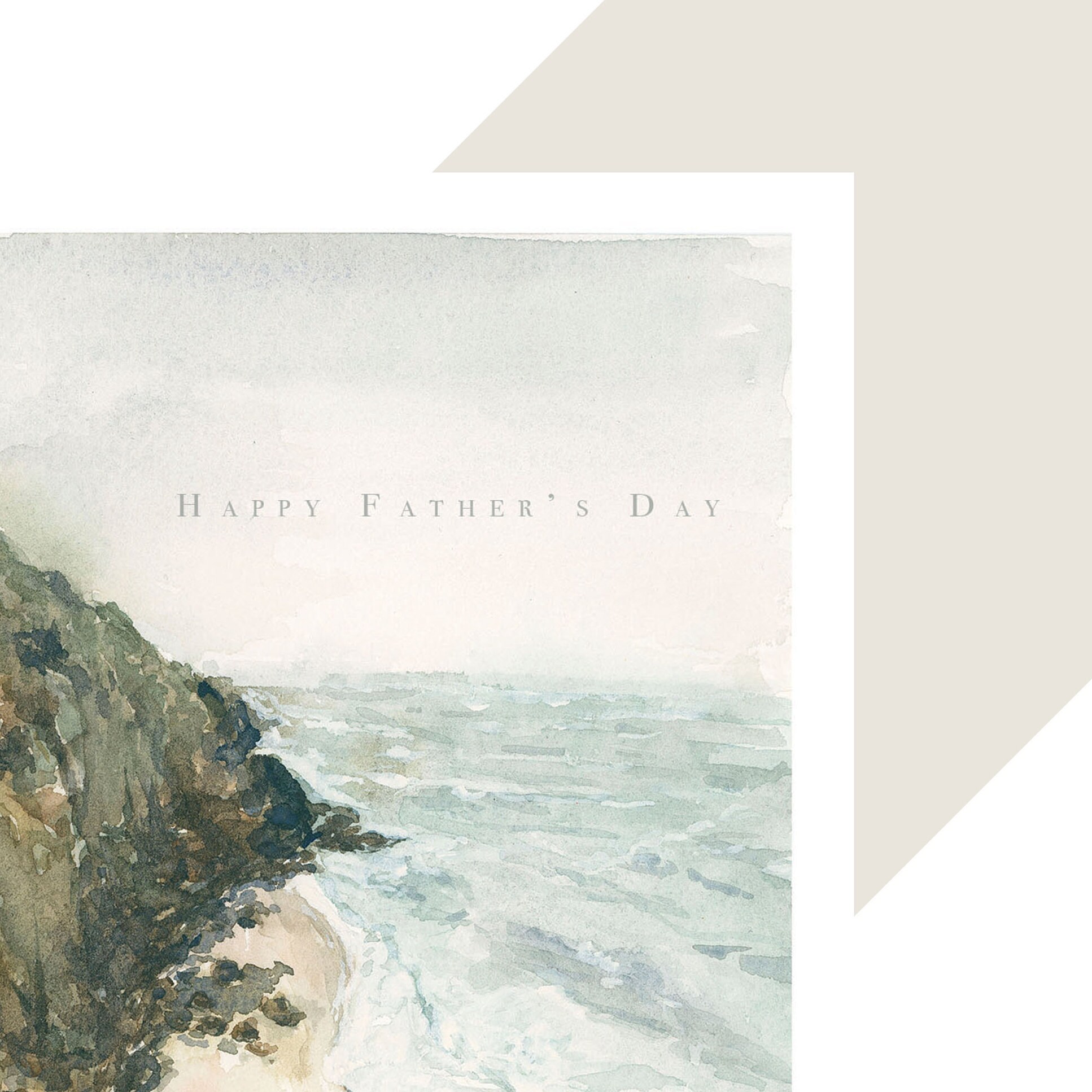 Watercolor Ocean Father's Day Card Watercolor Card for - Etsy