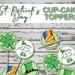 ST PATRICK'S Day Cupcake Toppers - Happy St.patrick's Day School Party ...
