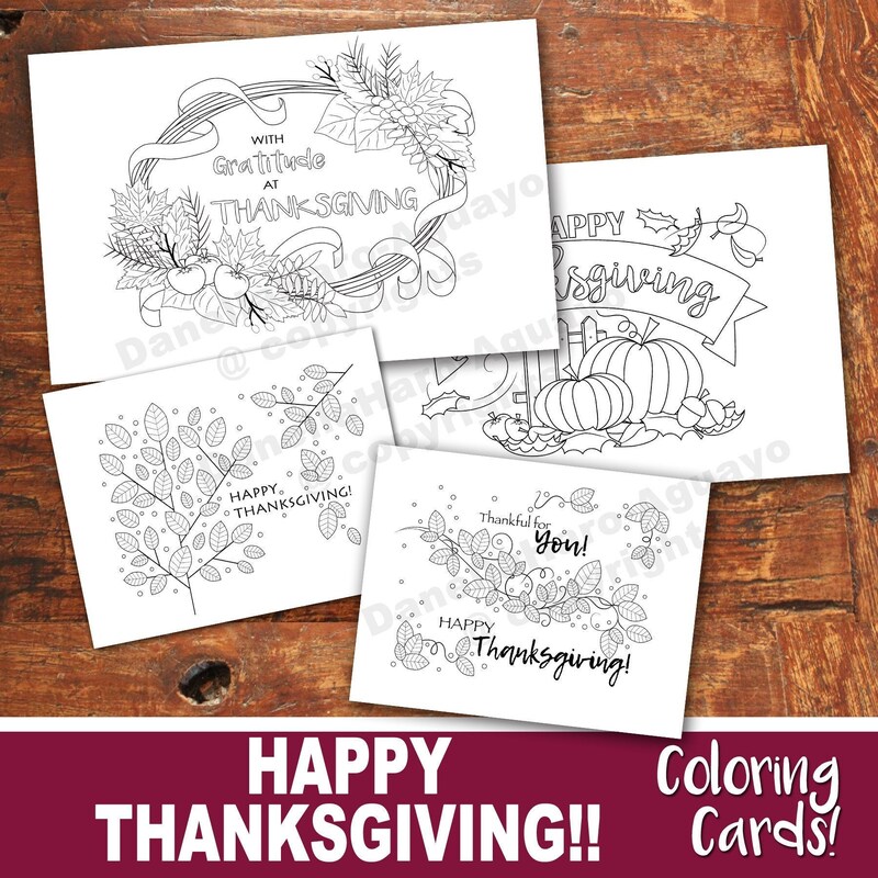 Thanksgiving Cards - Etsy