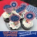 AMERICA CUPCAKES TOPPERS - Party Item - Digital File, Farm Style ...