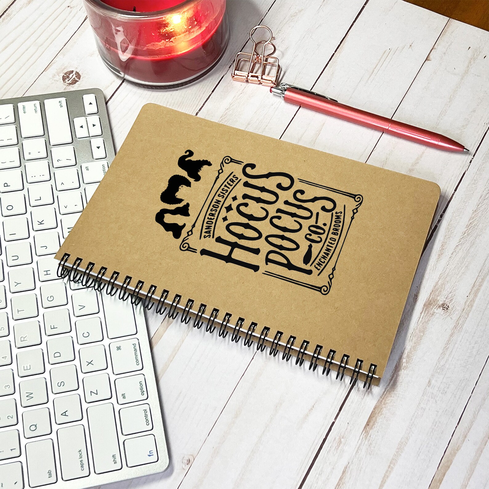 HALLOWEEN JOURNAL, NOTEBOOK - Hocus Pocus Diary Journal - A5 Size ...