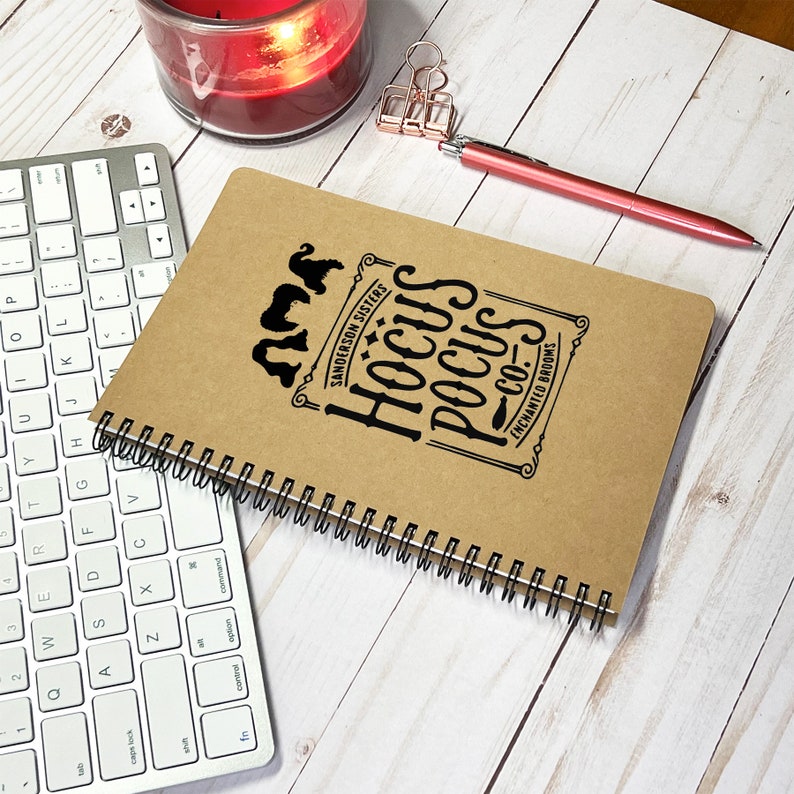 HALLOWEEN JOURNAL NOTEBOOK Hocus Pocus Diary Journal A5 - Etsy