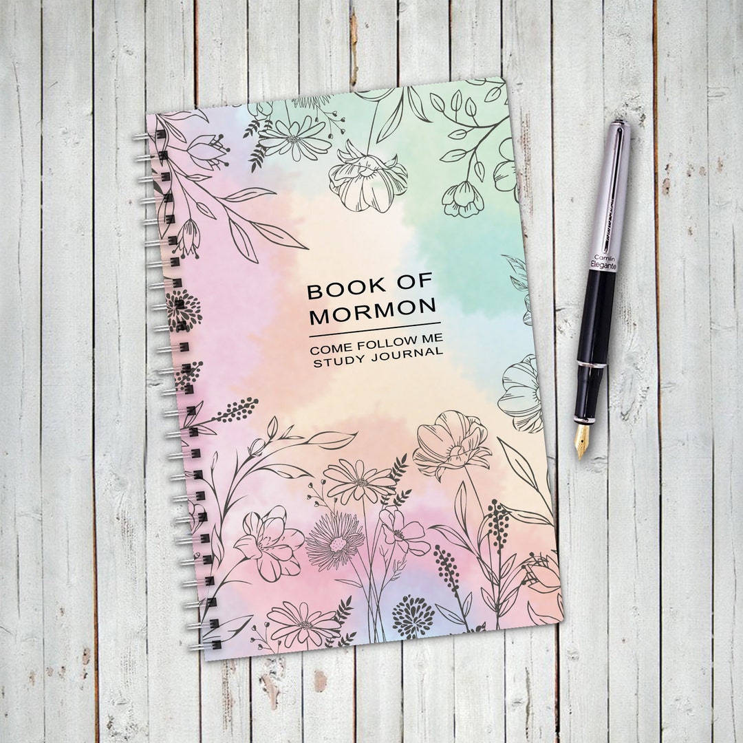 Book of Mormon, Come Follow Me Study Guide 2024 Scripture Study Journal ...