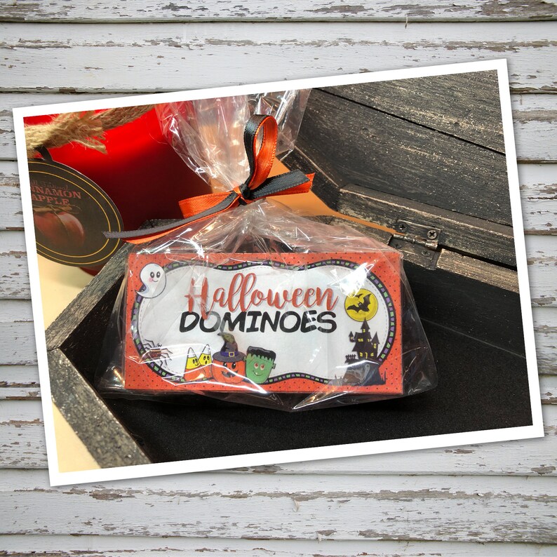 HALLOWEEN - DOMINO GAME – Board Game for the Whole Family, Kids Game ...