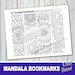 MANDALA BOOKMARKS Color-in Bookmarks - Happy Everyday's Day - Coloring ...