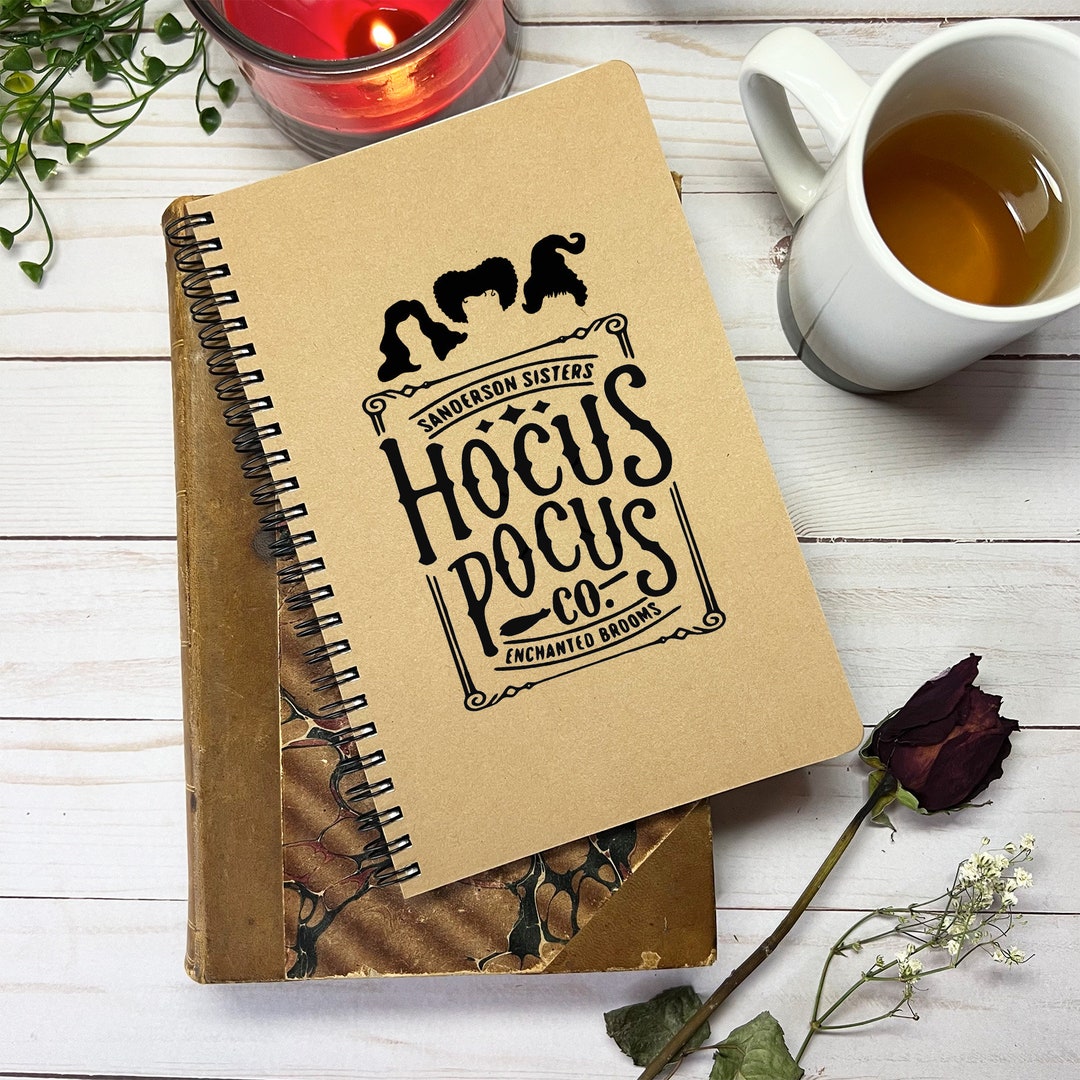HALLOWEEN JOURNAL NOTEBOOK Hocus Pocus Diary Journal A5 - Etsy