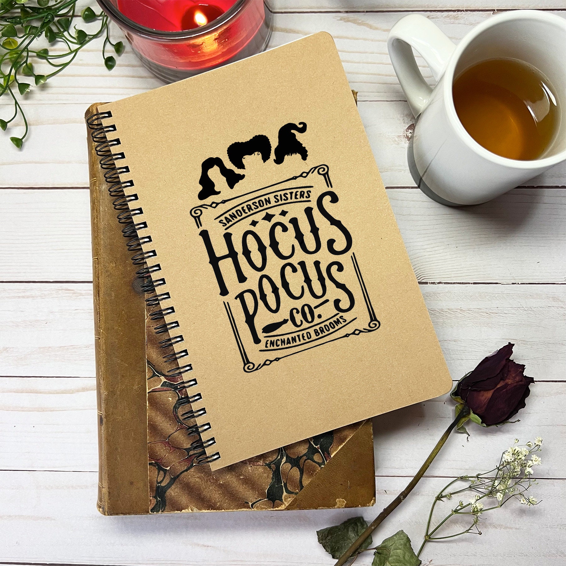 HALLOWEEN JOURNAL NOTEBOOK Hocus Pocus Diary Journal A5 - Etsy