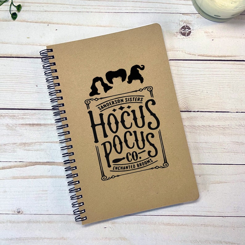 HALLOWEEN JOURNAL NOTEBOOK Hocus Pocus Diary Journal A5 - Etsy