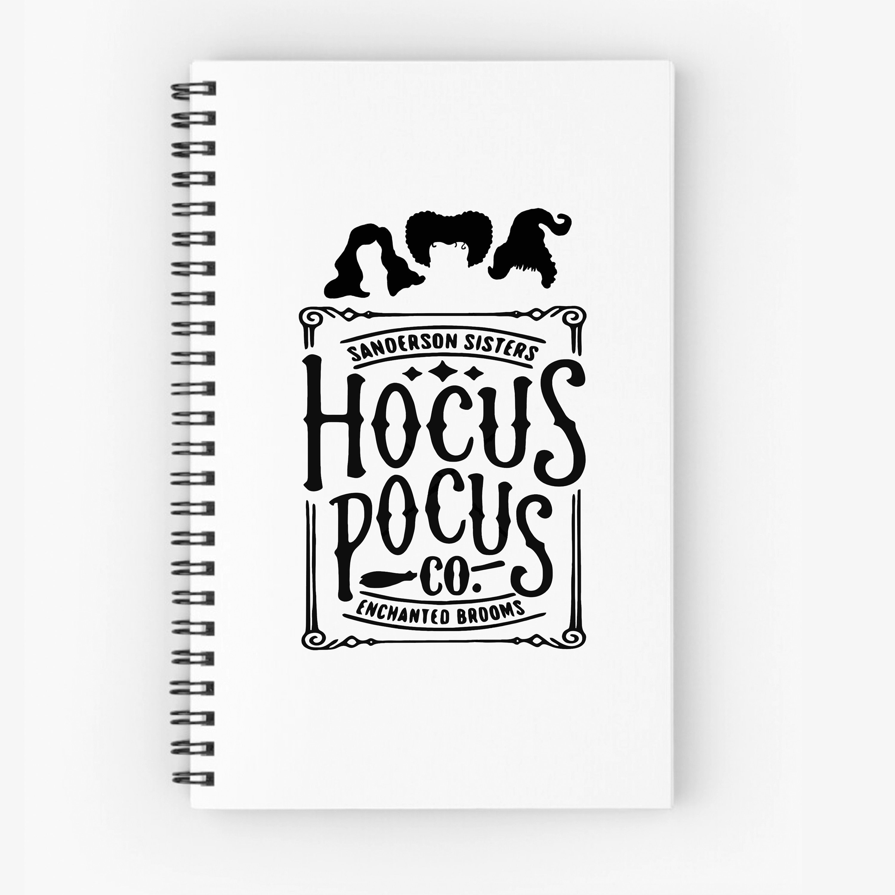 HALLOWEEN JOURNAL, NOTEBOOK - Hocus Pocus Diary Journal - A5 Size, Halloween, Horror Notebook ...