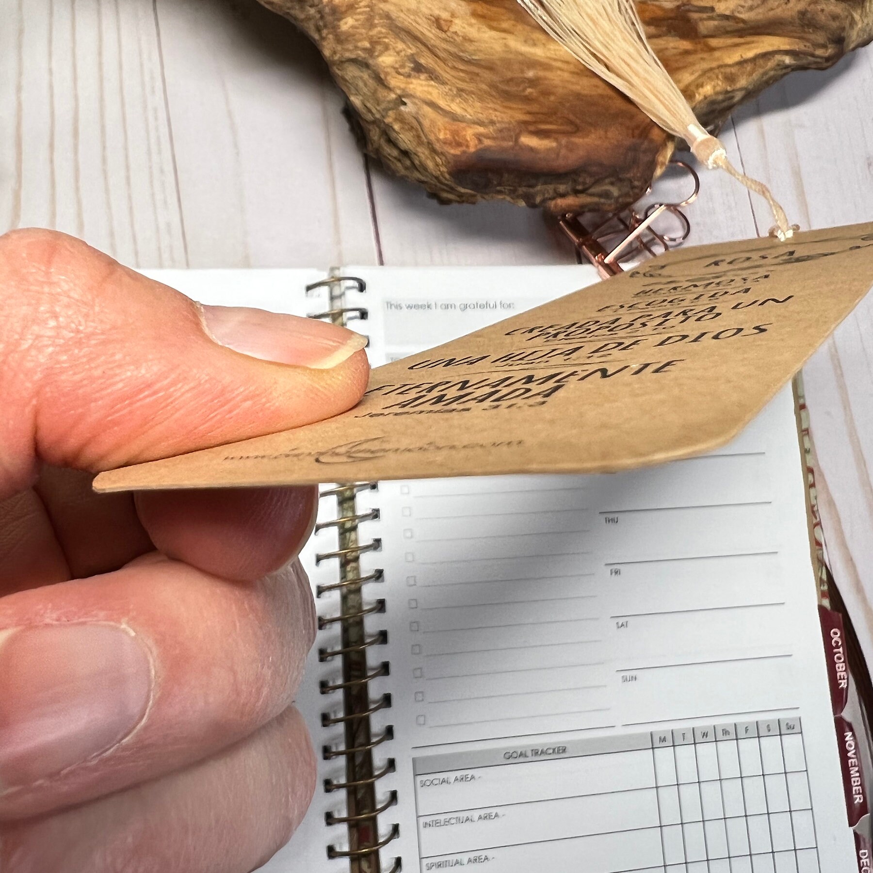 CUSTOM KRAFT BOOKMARK for Women, Custom Name, Gift for Book Lovers ...