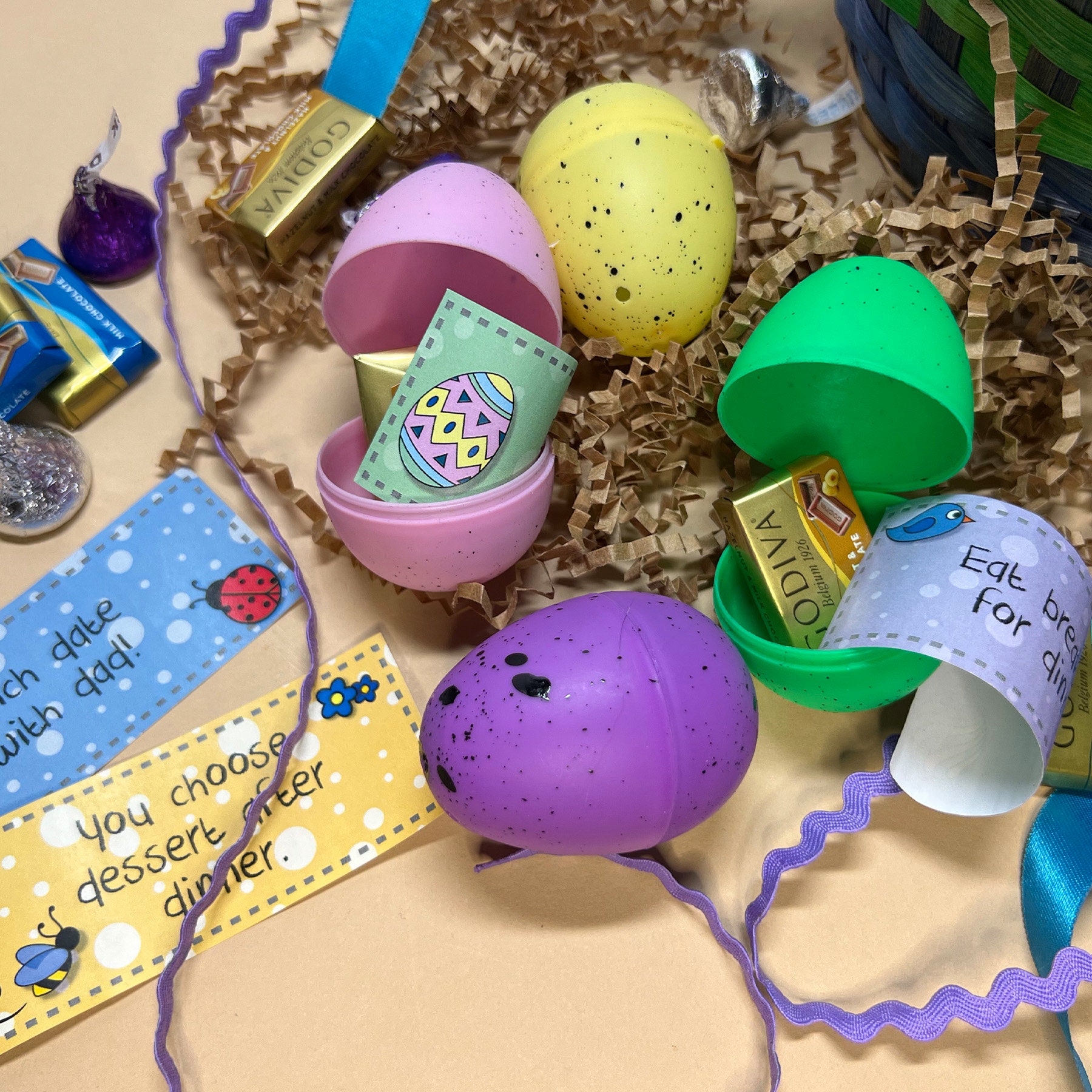 Easter Egg Hunt Coupons: Kids Reward Tags -PDF Download - Etsy