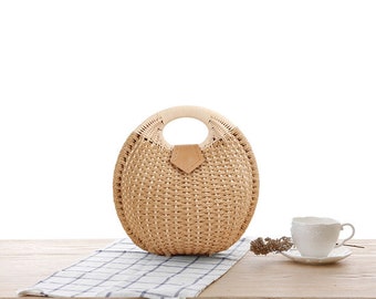 Shell Rattan Bag - Etsy
