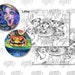 Coven Coloring Page downloadable Digital Copy for Adult. Pdf & Jpg File ...