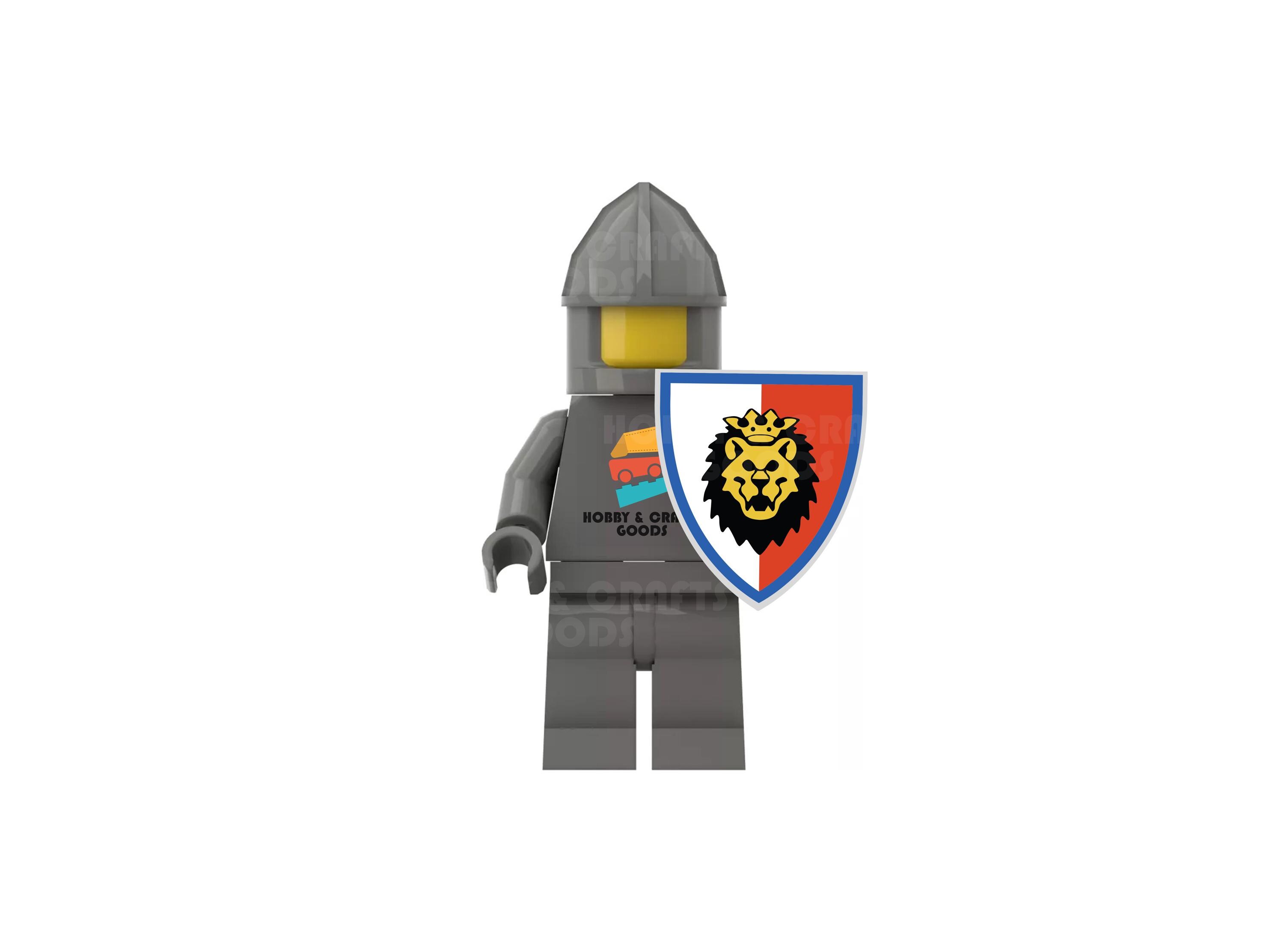 DIY Custom Stickers for LEGO Shields. Custom Castle Factions Shield ...
