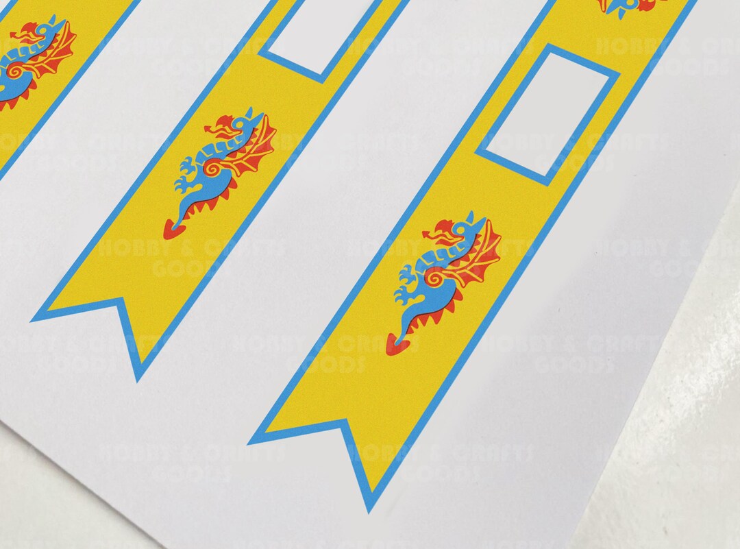 DIY Custom Banners for LEGO Castle Factions. Black Knights Banners for ...