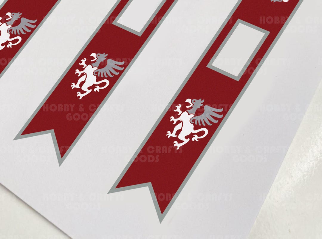 DIY Custom Banners for LEGO Castle Factions. Griffin Knights Banners ...