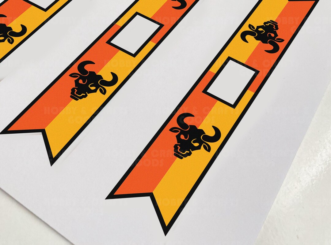 DIY Custom Banners for LEGO Castle Factions. Bull Knights Banners for ...