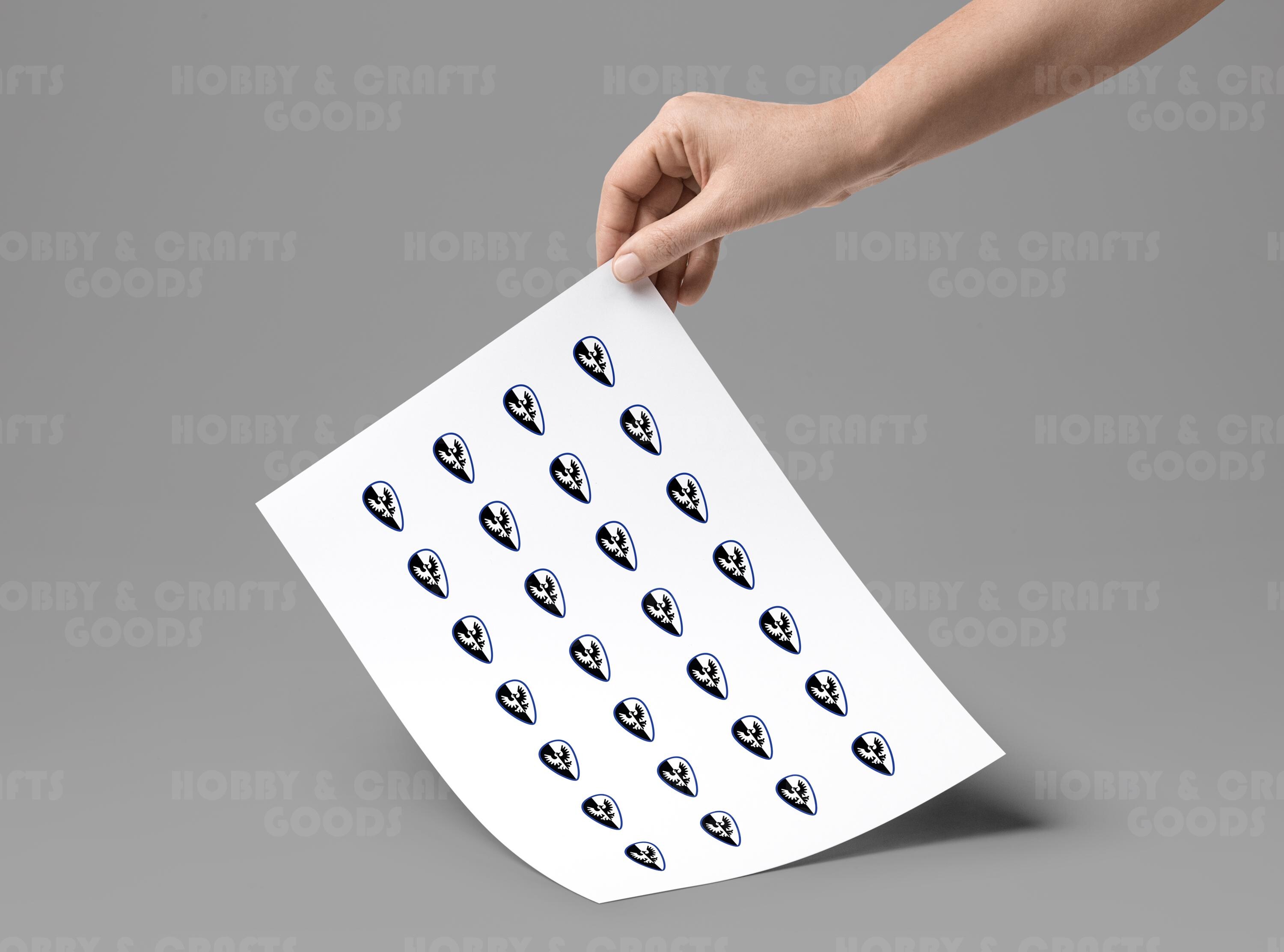 DIY Custom Stickers for LEGO Shields. Custom Castle Factions Shield ...