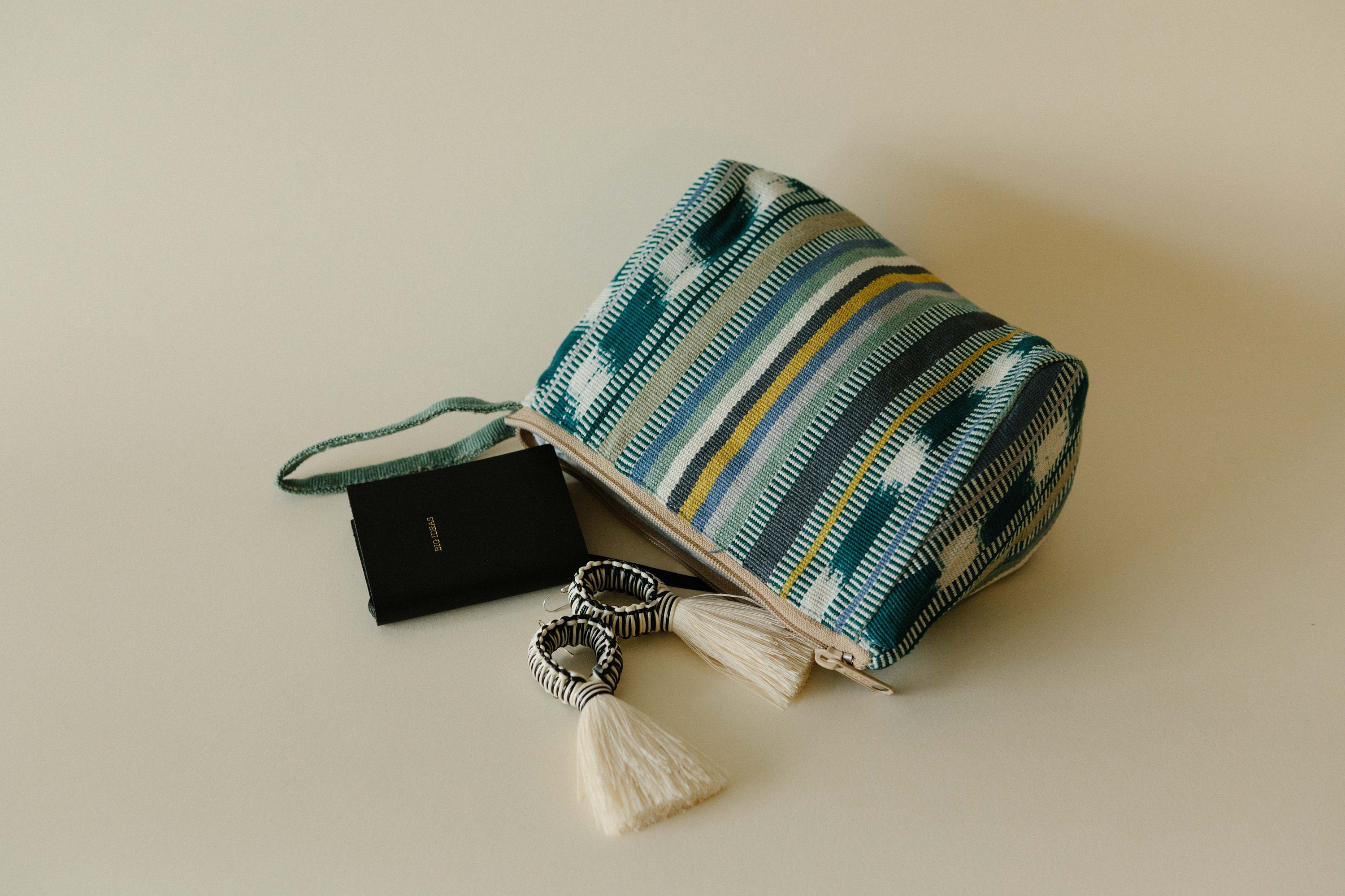 Hand-woven Stripe Pouch - Etsy