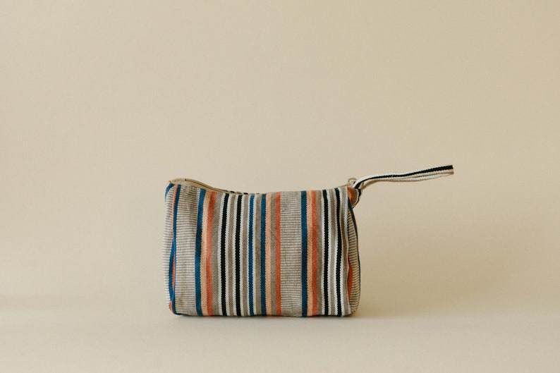 Hand-woven Stripe Pouch - Etsy