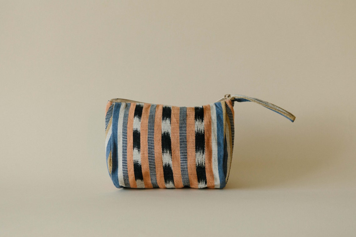 Hand-woven Stripe Pouch - Etsy