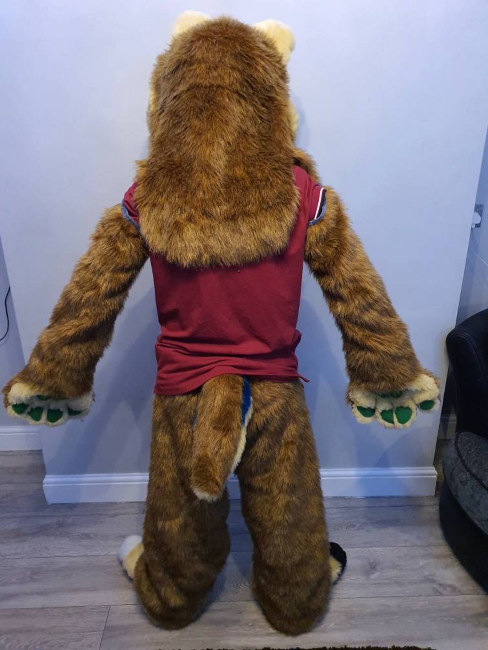 Plantigrade feline half suit fursuit | Etsy