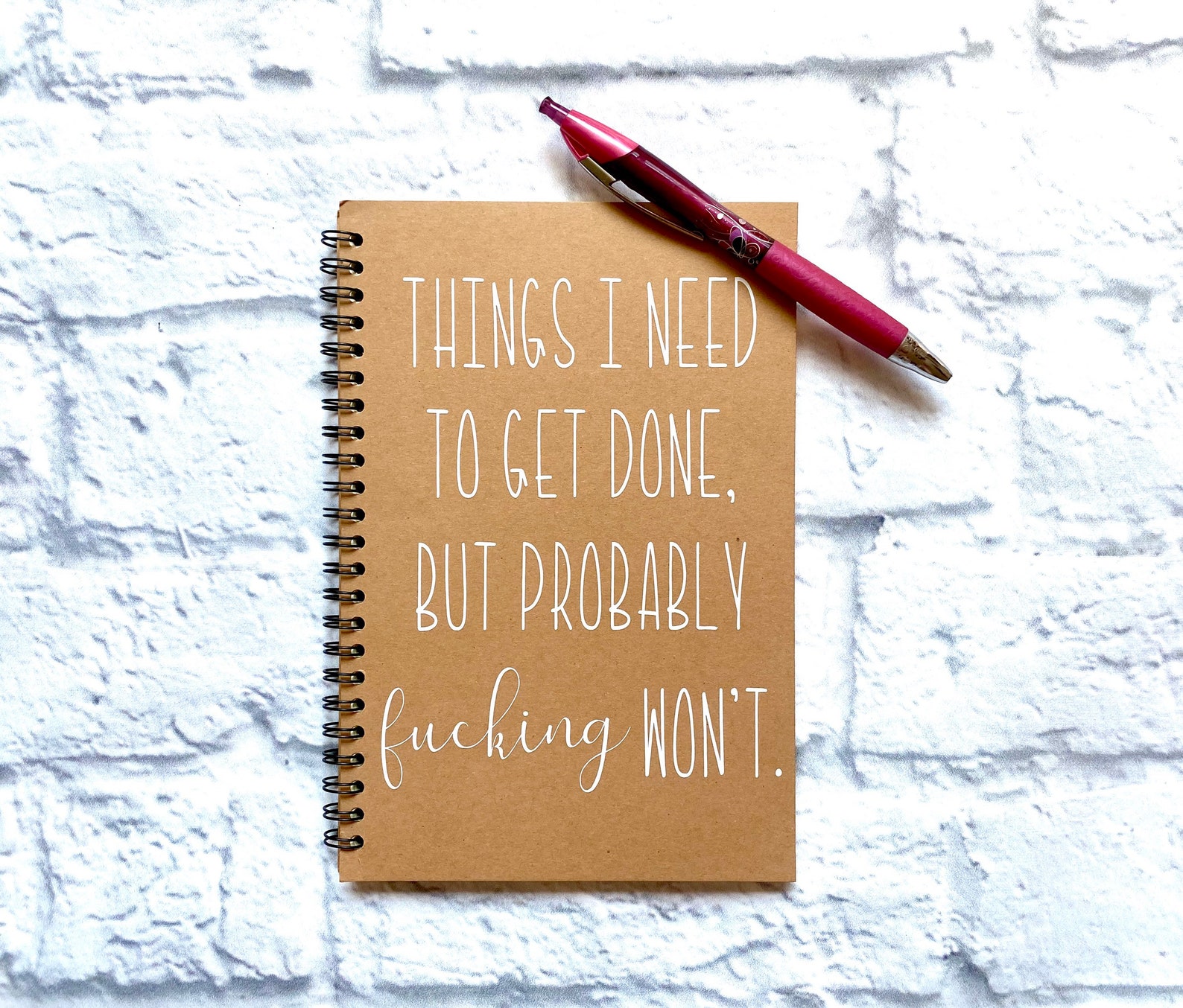 Things I Need to Get Done to Do List Notebook | to Do List | Small ...
