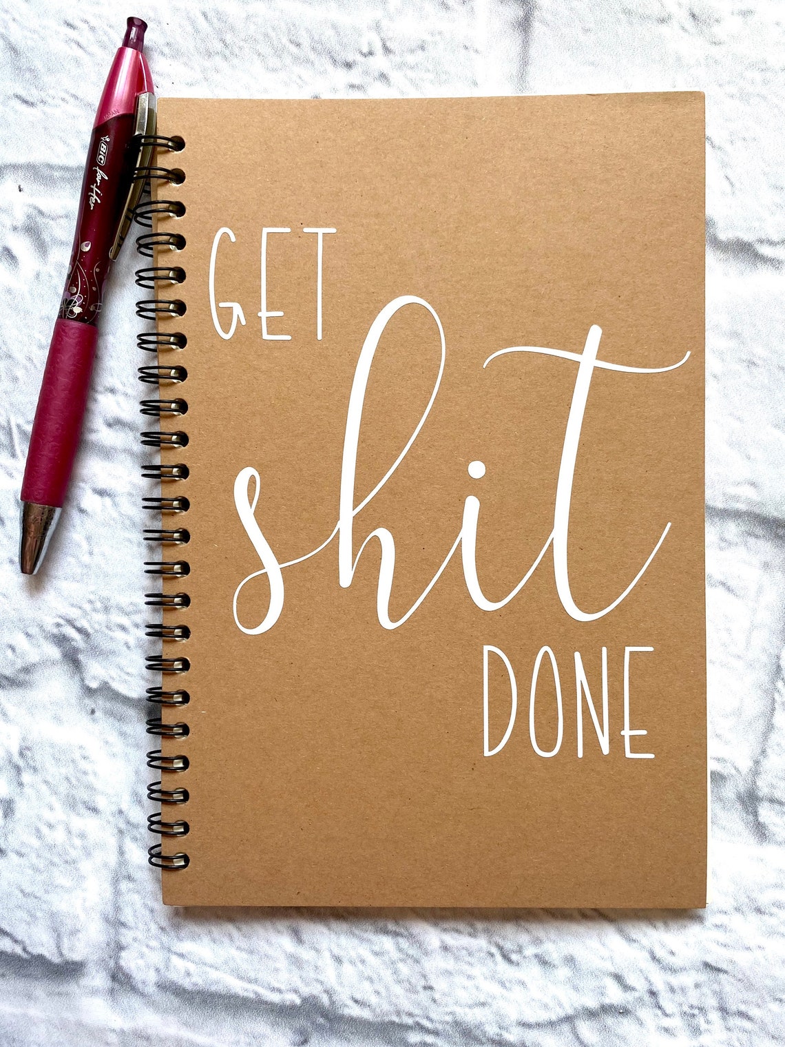 Get Shit Done to Do List Notebook to Do List Small - Etsy