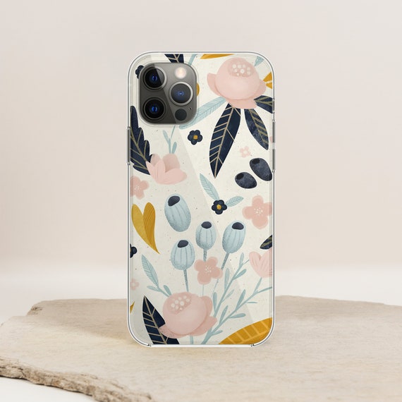 Pastel Flowers Iphone 12 Pro Max Case Iphone 12 Soft Case - Etsy