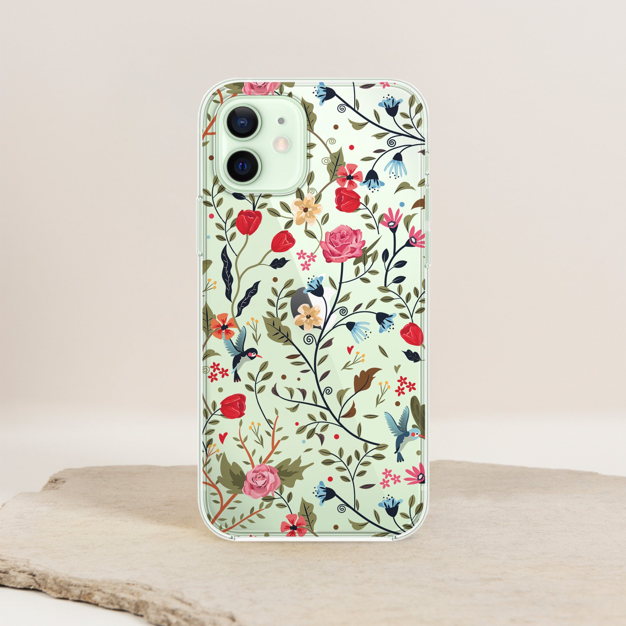 Cute Flowers iPhone 12 Case iPhone 11 Pro Max Cover iPhone 6S Clear ...