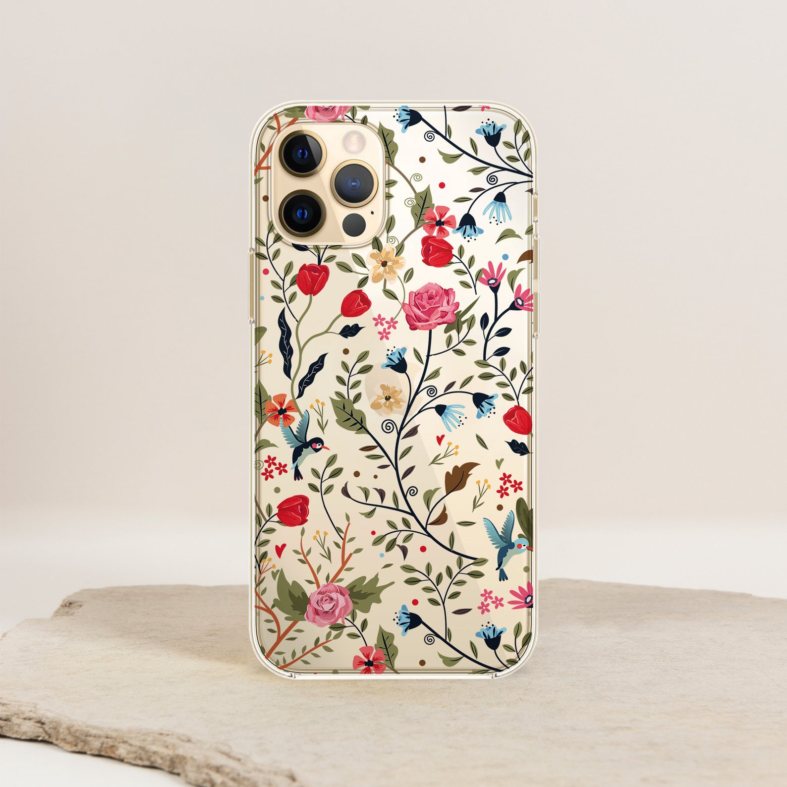 Cute Flowers iPhone 12 Case iPhone 11 Pro Max Cover iPhone 6S Clear ...