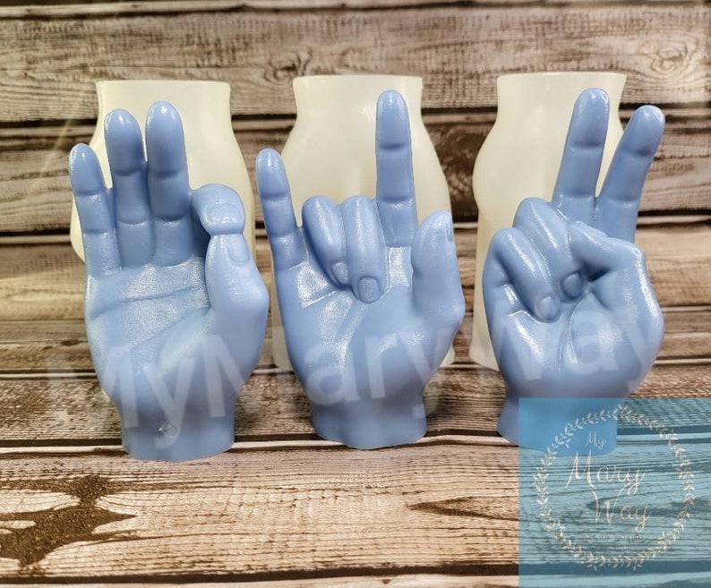 3D ASL SEE Sign Language Hands Signs Silicone Molds see - Etsy Singapore