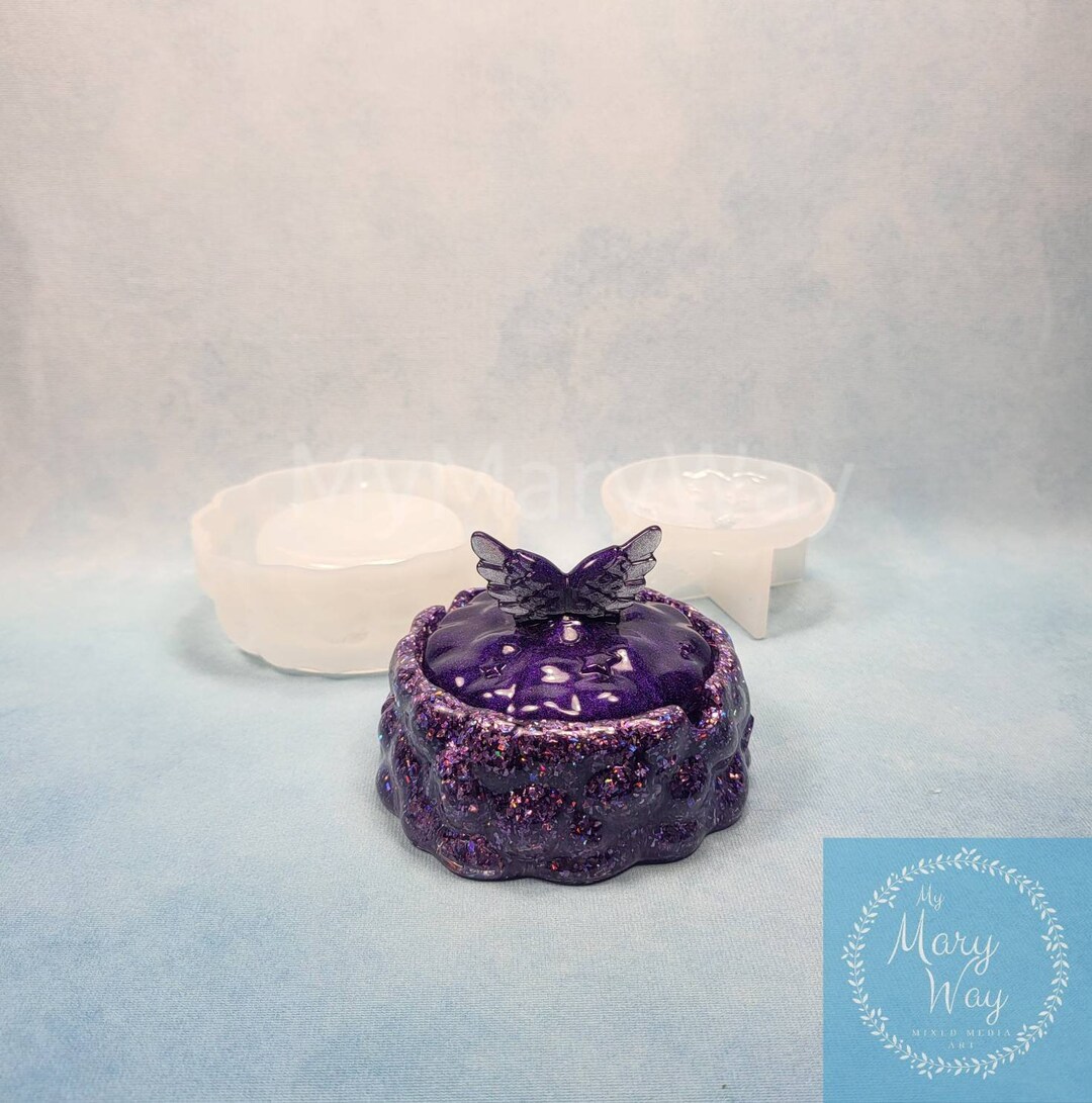 Angel Wings Container With Lid Silicone Mold - Etsy