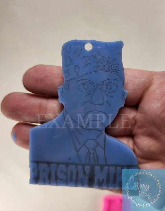The Office Prison Mike Keychain Silicone Mold - Etsy