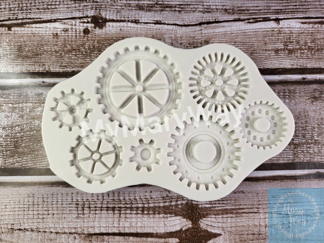 Gears Steampunk Silicone Mold - Etsy