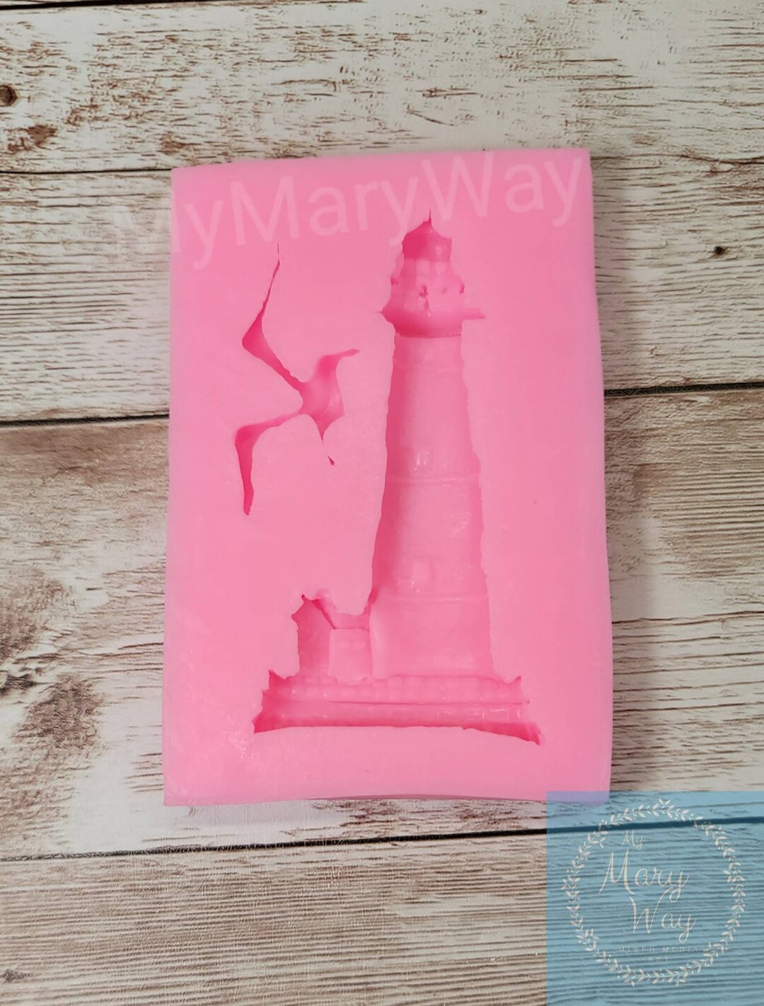 Lighthouse and Seagull Silicone Mold - Etsy