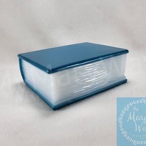 3D Book Shaped Container With Lid Silicone Mold - Etsy