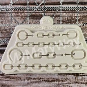Chain Links and Chains Silicone Mold in Grey - Etsy