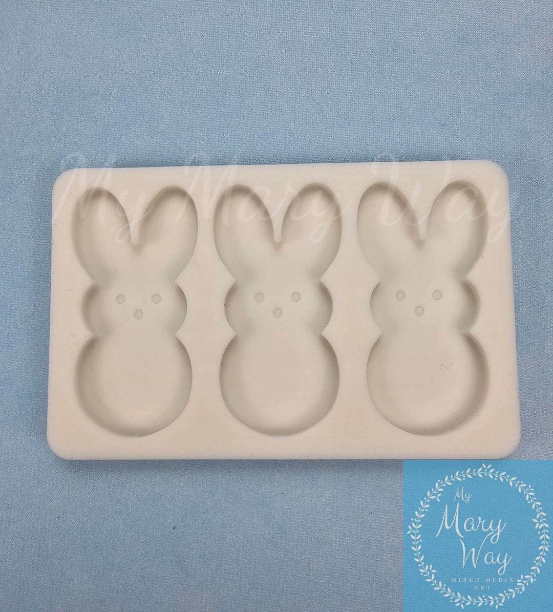 Peep Bunny Mold (flat Finish) - Etsy