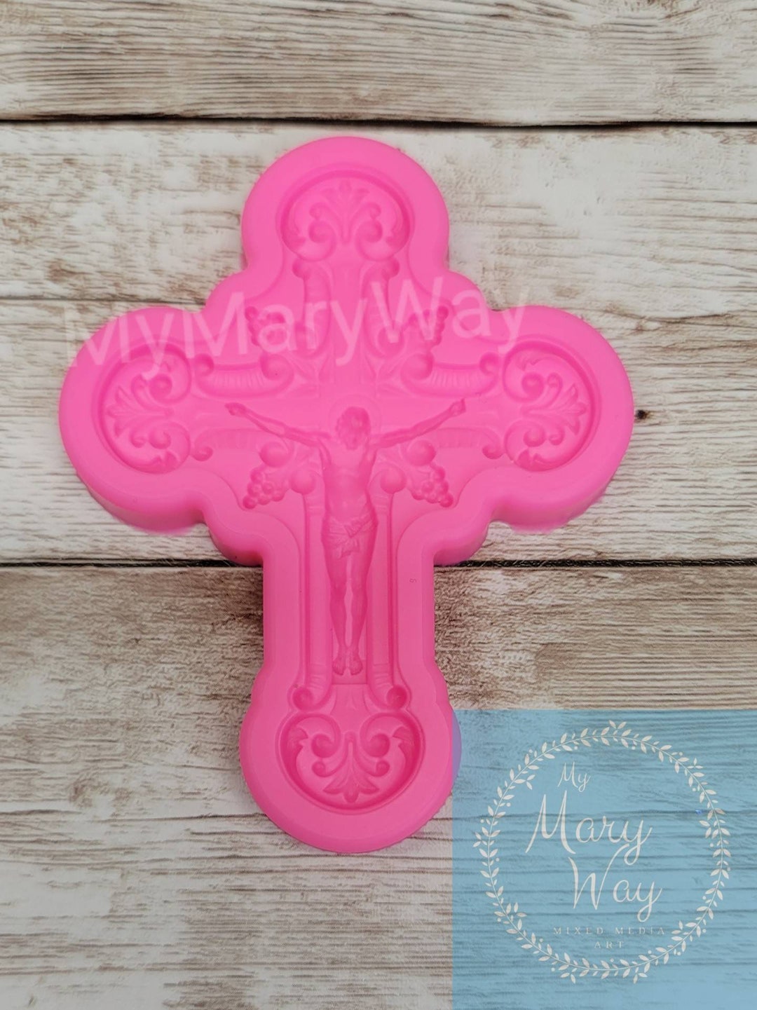 Detailed Silicone Mold Jesus on the Cross Crucifix - Etsy